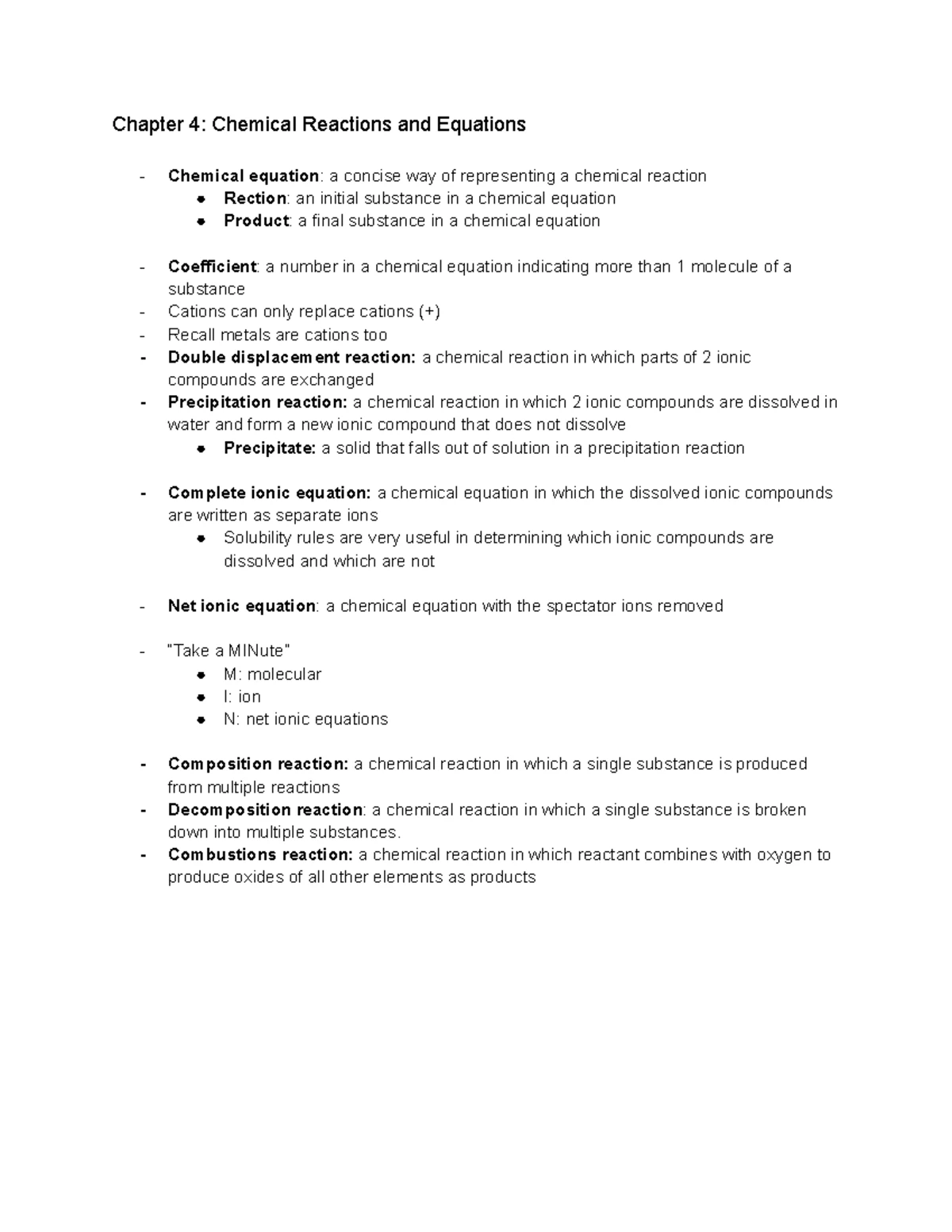General Chemistry Chapter 4 Notes - TOPIC: CHEMICAL BONDING: The Ionic ...