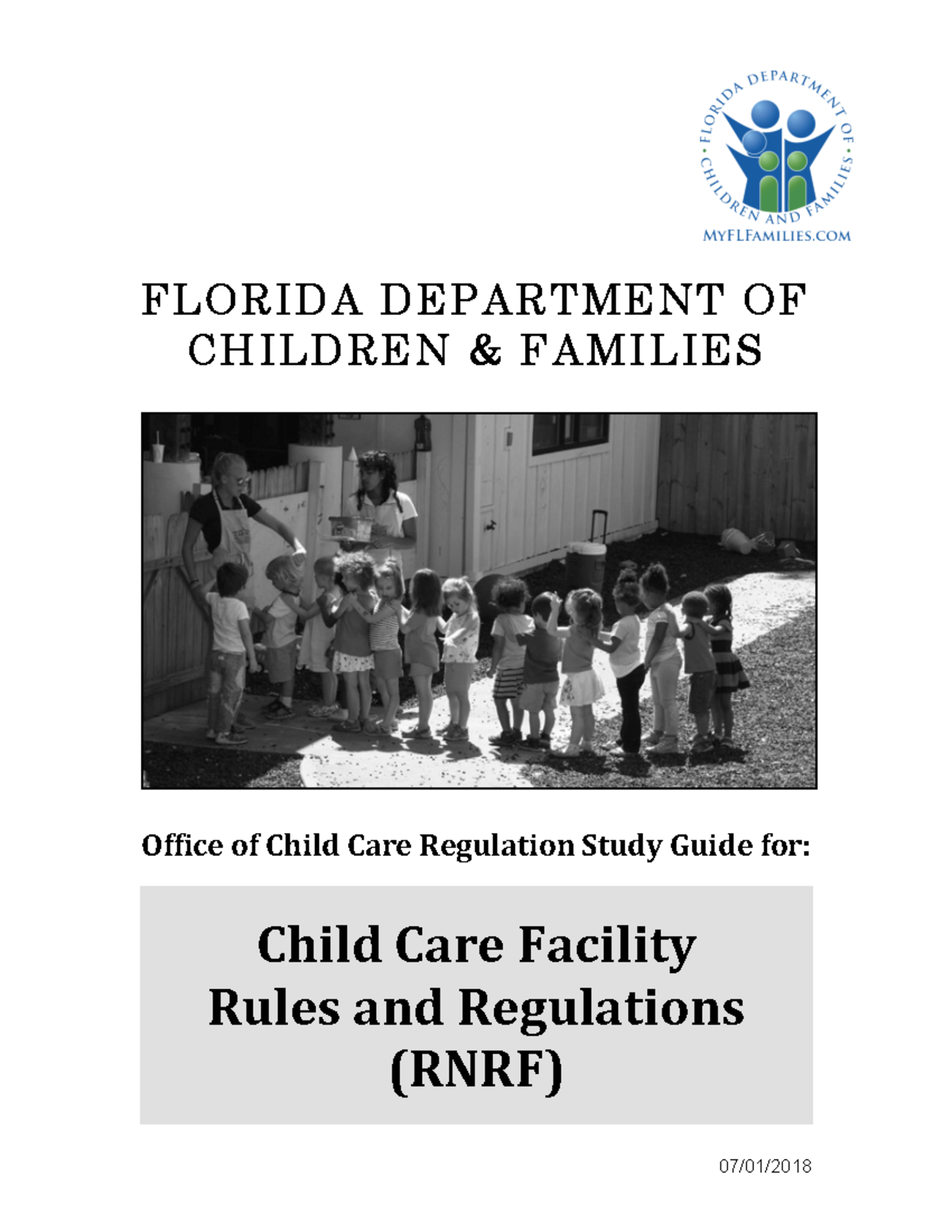 Child Care Facility Rules & Regulations Study Guide (RNRF) - Studocu