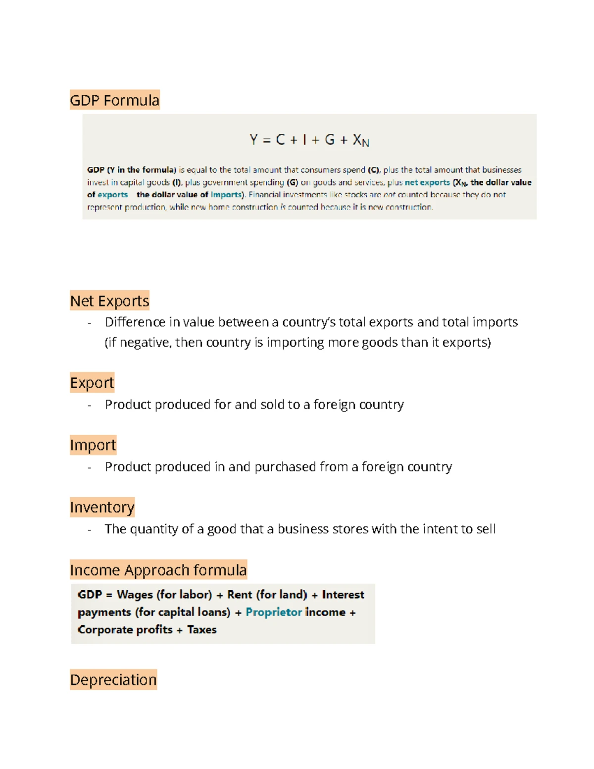 Unit 3 AP Macro: National Income & Price Determination Notes - Unit 3 ...