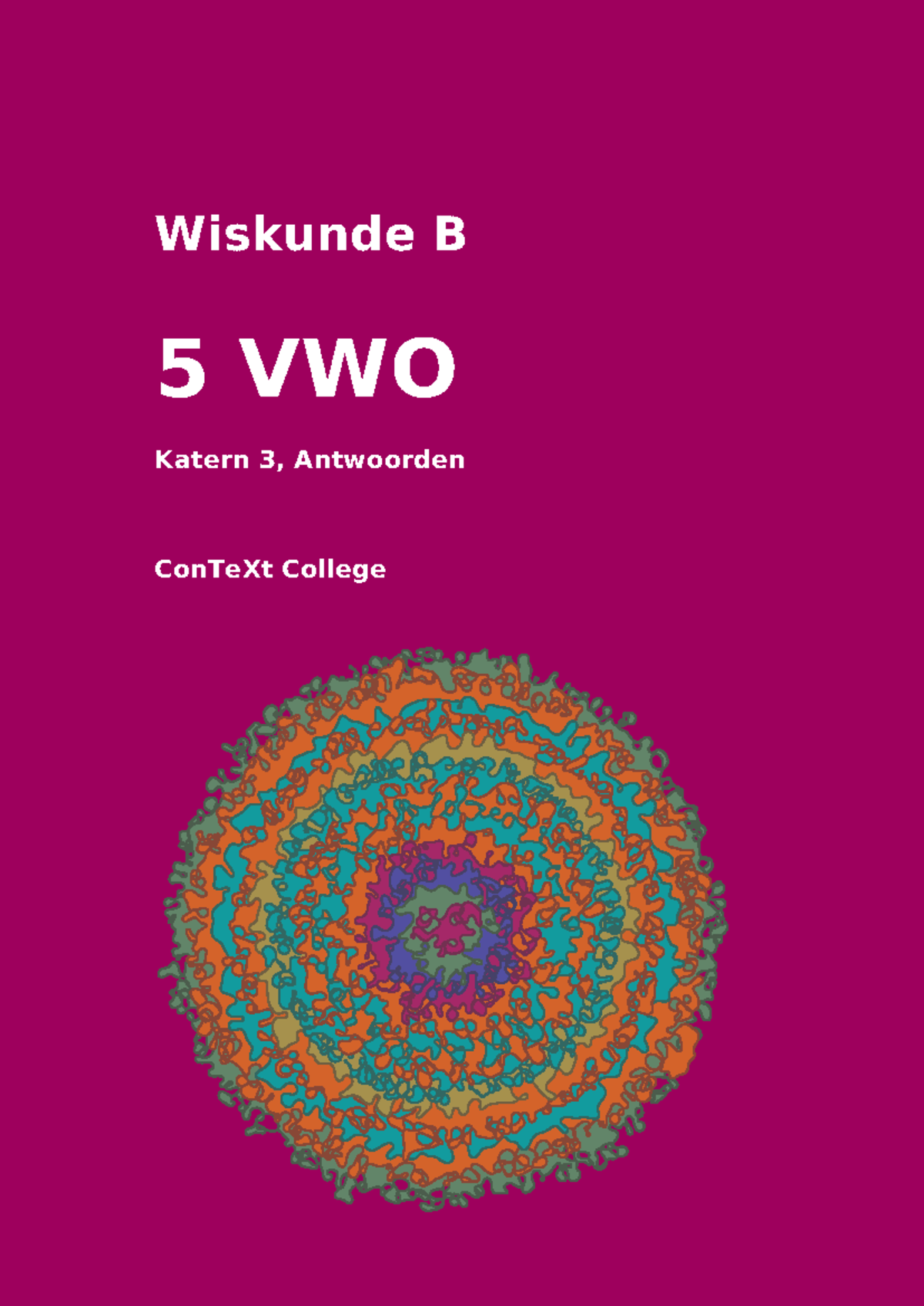 Wiskunde B 5 VWO Katern 3: Antwoorden en Uitleg 2025 - Studeersnel
