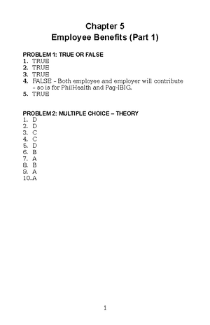 SOL. MAN. Chapter 4 Provisions, Contingent LIAB. & Contingent Assets ...