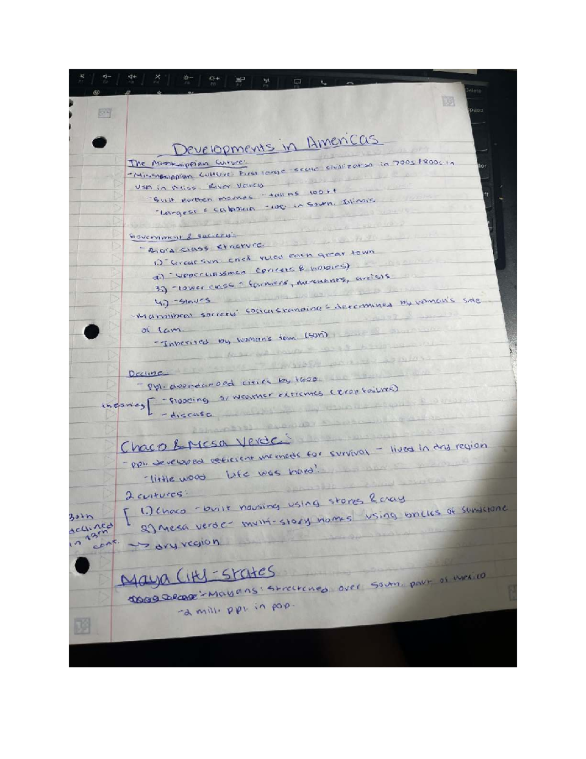 HIST 101: Overview of Mississippian, Maya, Aztec, and Inca Cultures ...