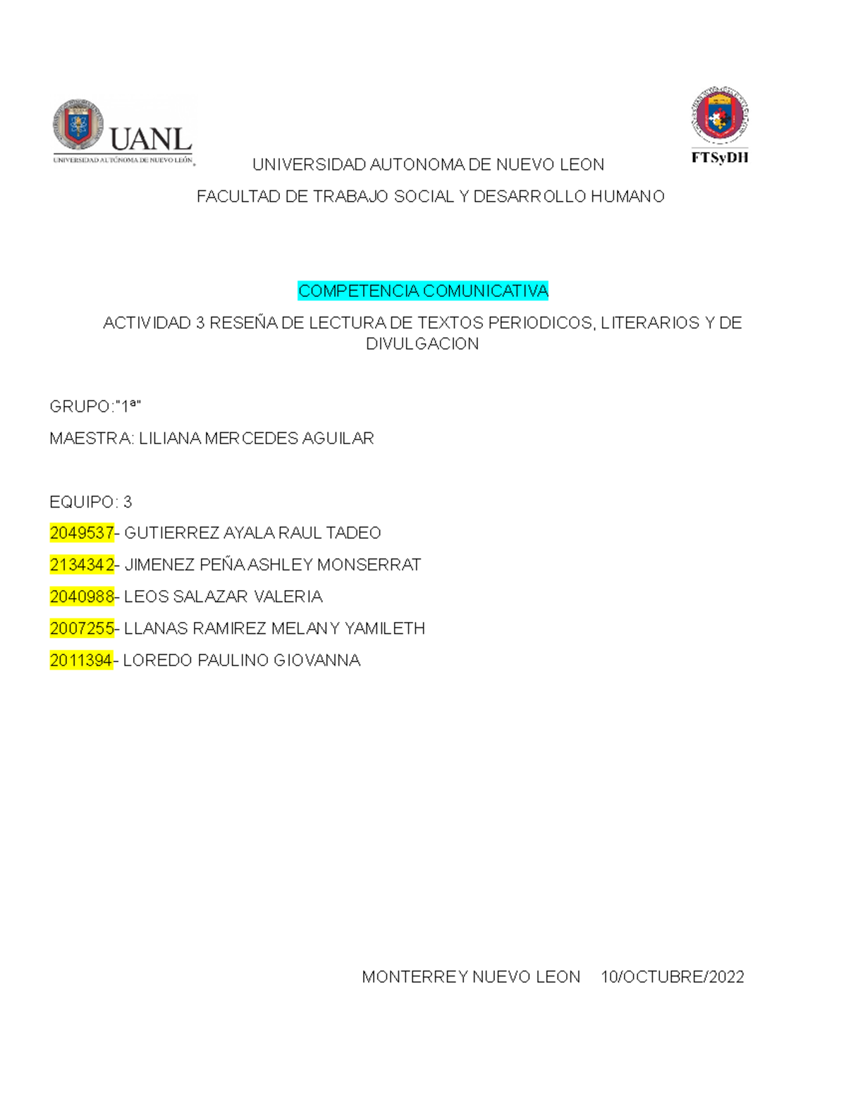 Evidencia E3 - es un documento donde esta todo muy bien estructurado ...