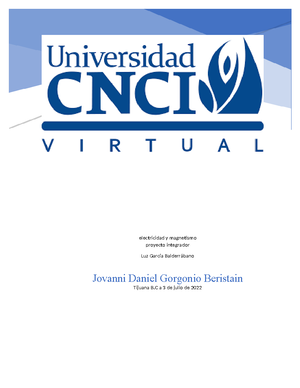 Proyecto Modular Elect - Nombre de la Institución: Universidad Virtual CNCI Nombre del ...