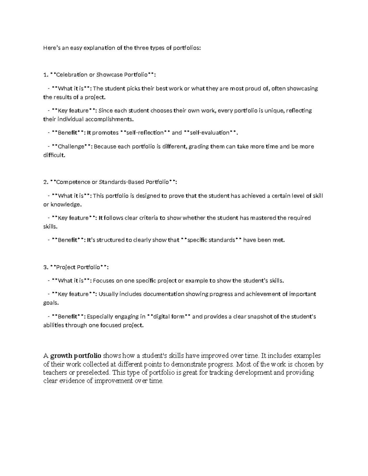 Understanding the Three Types of Portfolios: A Comprehensive Guide ...