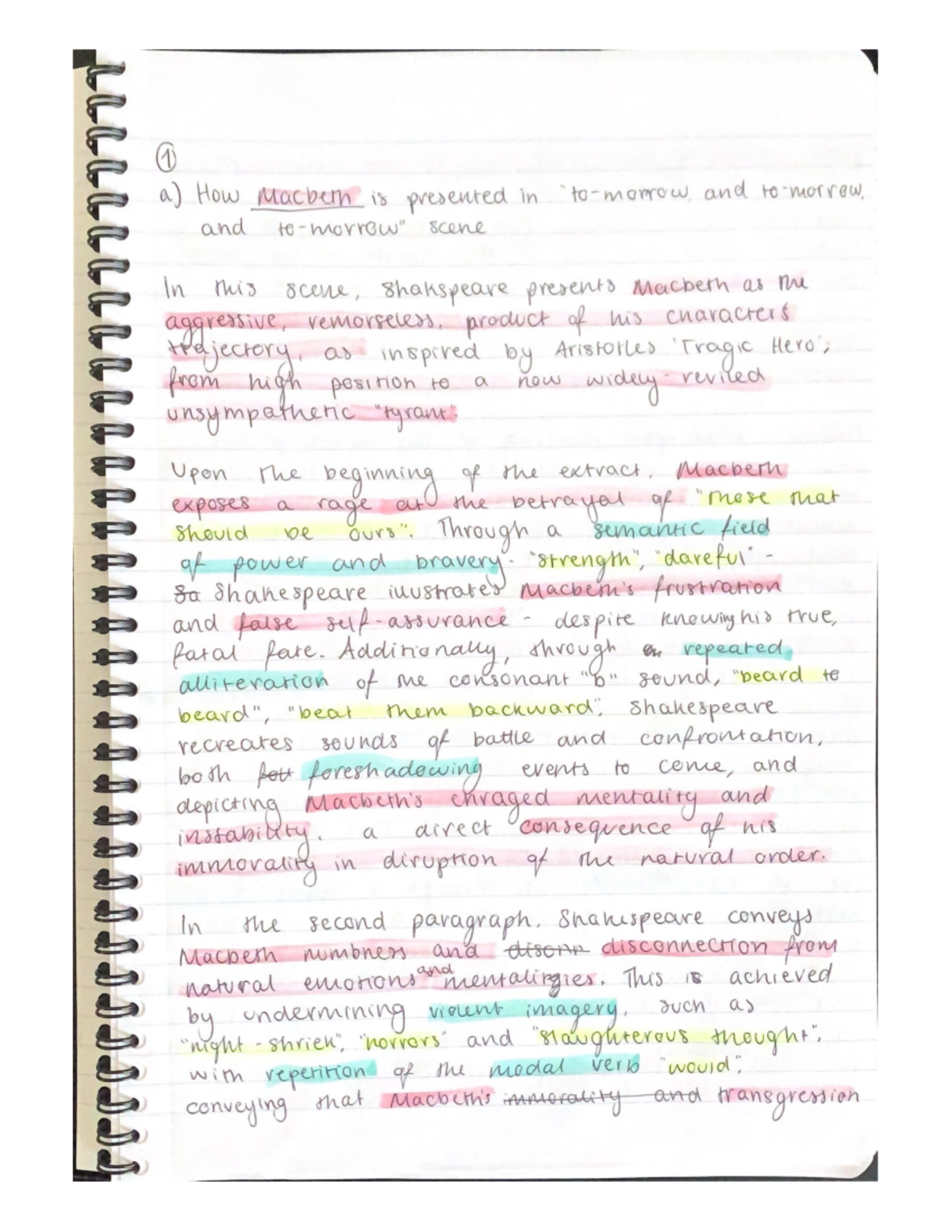 Macbeth Extract Analysis: Themes and Character Insights - Studocu