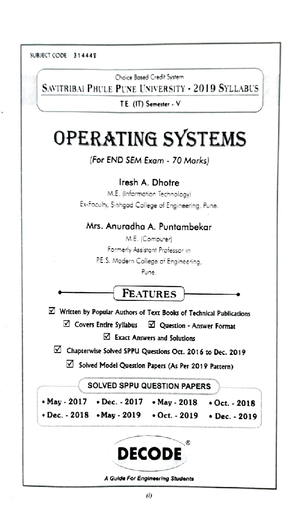 Artificial Intelligence and Machine Learning - AIML2024 - SPPU - Studocu