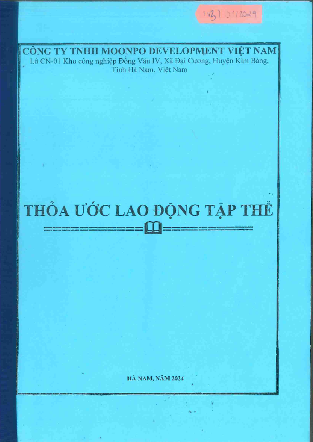 Thỏa ước lao động tập thể 1 - 1v3) 5112024 CÔNG TY TNHH MOONPO ...
