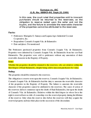 Reserva- Troncal - RESERVA TRONCAL RESERVA TRONCAL - such a property as ...