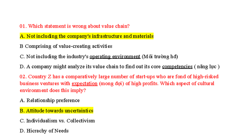 Value Chain Analysis and MNE Strategies - IB Course Notes - Studocu
