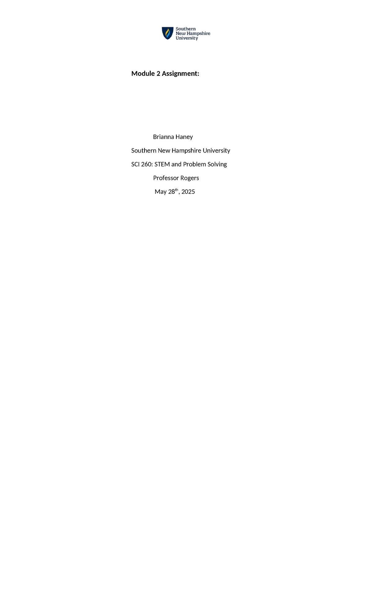 Sci 260 Module Two Assignment Determining Source Credibility Template