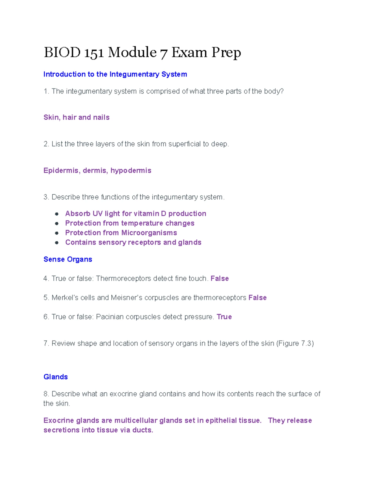 Module 4 - BIOD 151 Anatomy and Physiology 1 Exam 4: Digestive System ...