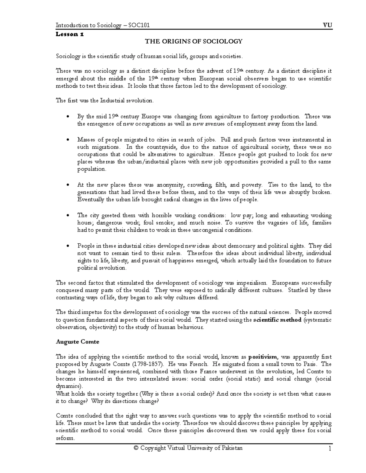 SOC101 Midterm Grand Solved Quiz - LMS handling service are available ...