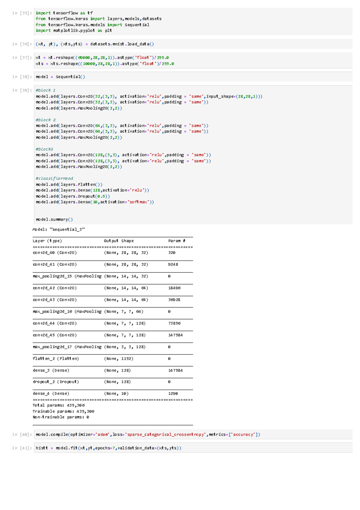 Deep Learning Lab: CNN Model Implementation with TensorFlow - Studocu