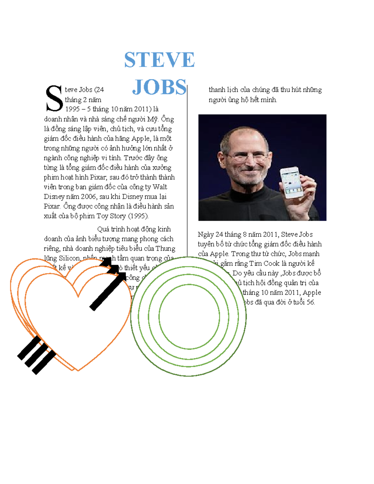 Bài TH02: Steve Jobs - Doanh Nhân và Nhà Sáng Chế Nổi Bật - Studocu