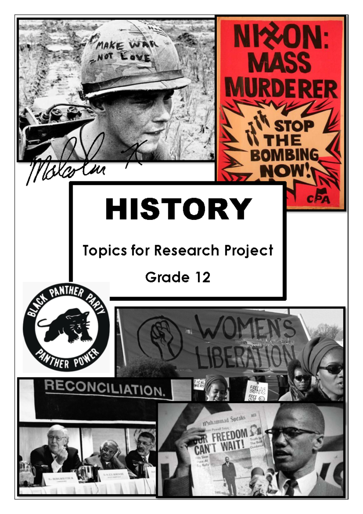 HISTORY Research Project Topics for Grade 12: Key Questions and ...