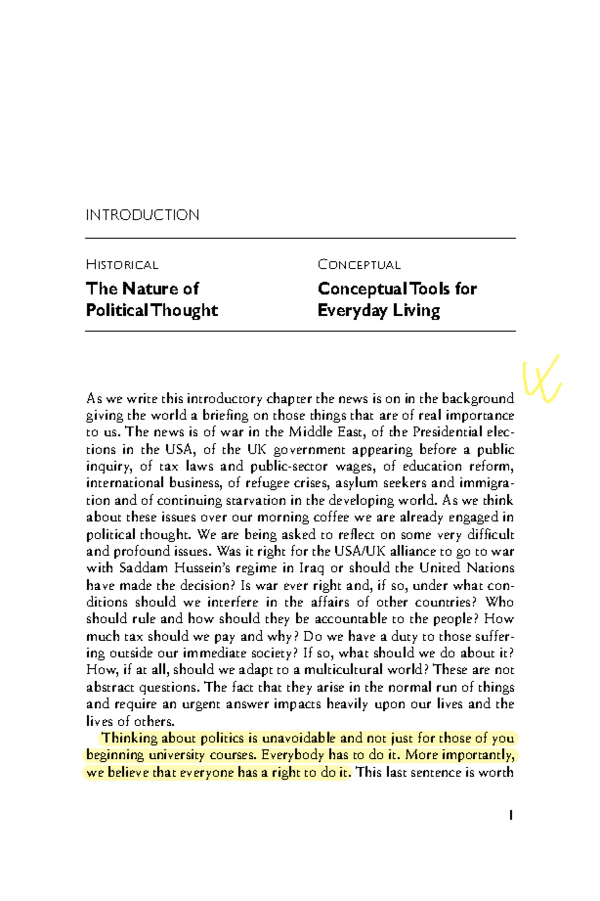 Introduction to Political Thought: Foundations & Key Arguments (POL 101 ...