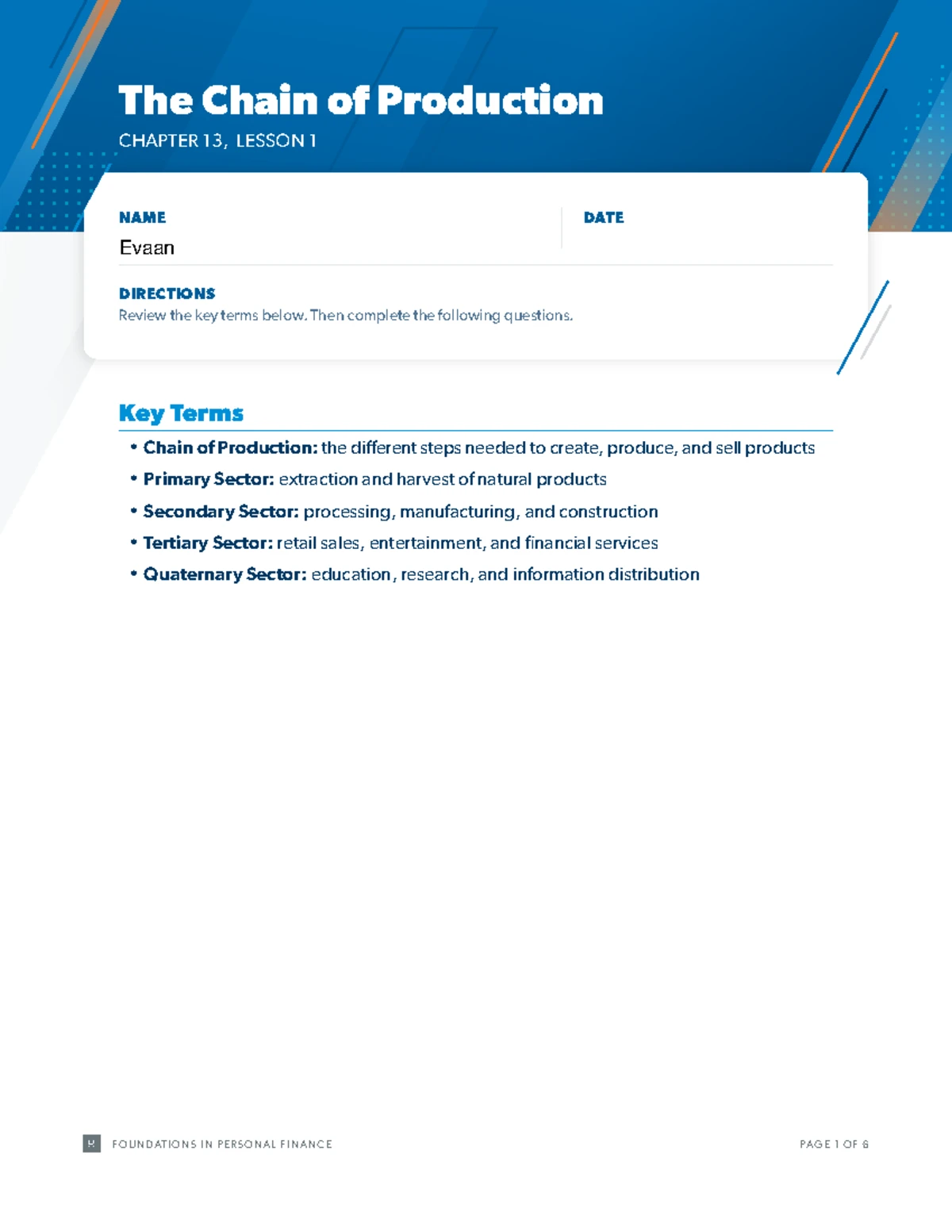 Chapter 4, Lesson 2 - English 2: Cash Advance Research Assignment - Studocu