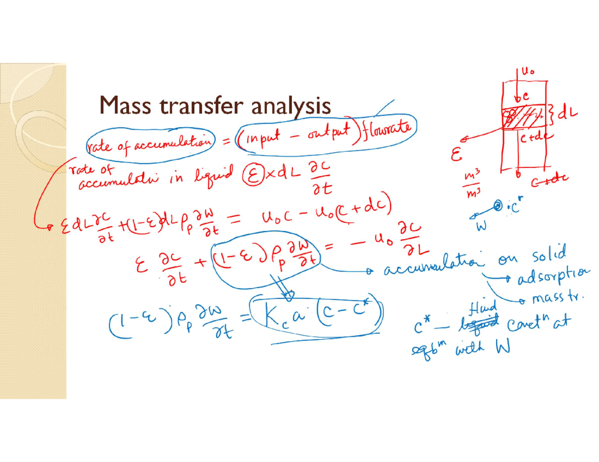 MASS- Transfer- Analysis - Heat and mass transfer - Mass transfer ...
