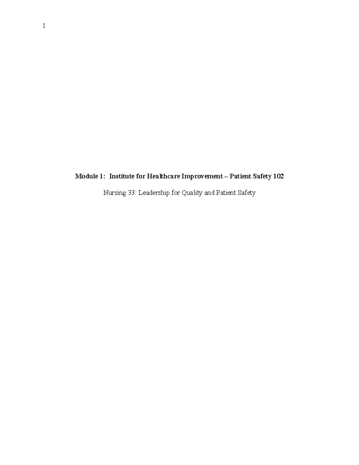 Mod 2 - Leader Case 2 - What do you think of the provider’s comment to ...