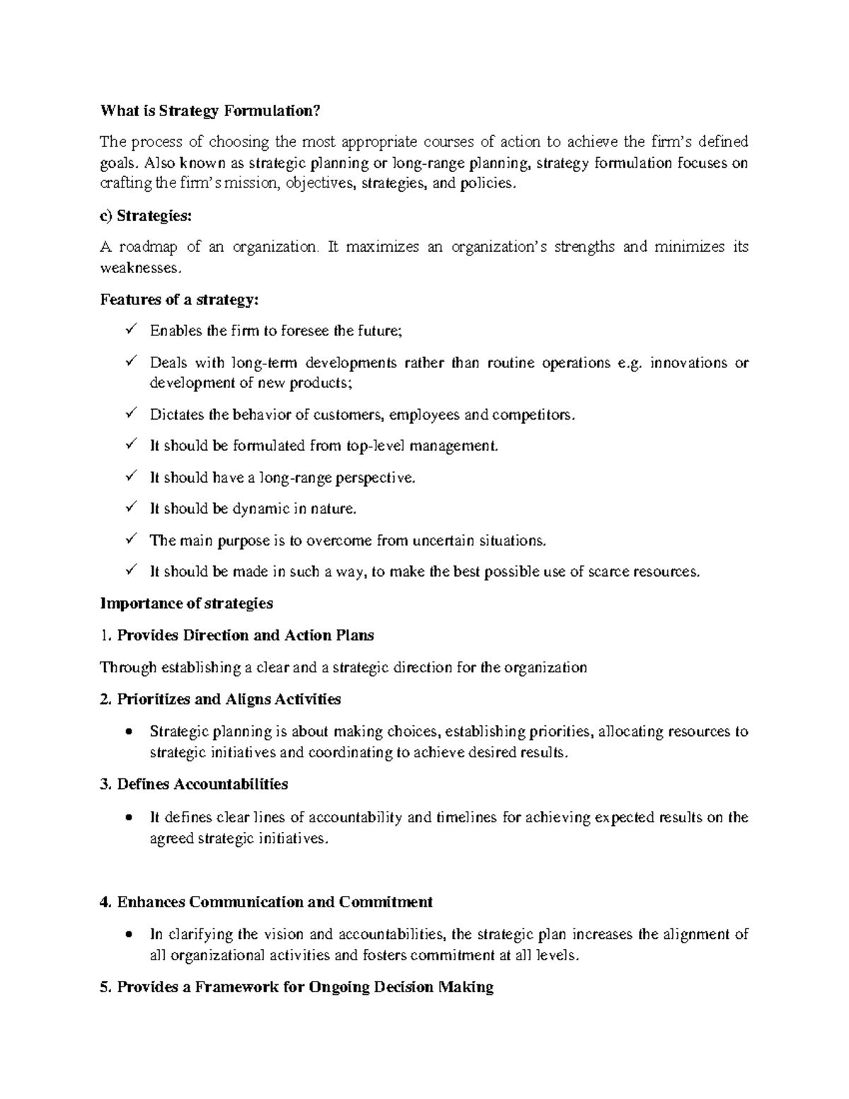 Strategy Implementation & Evaluation: A Comprehensive Guide - Studocu