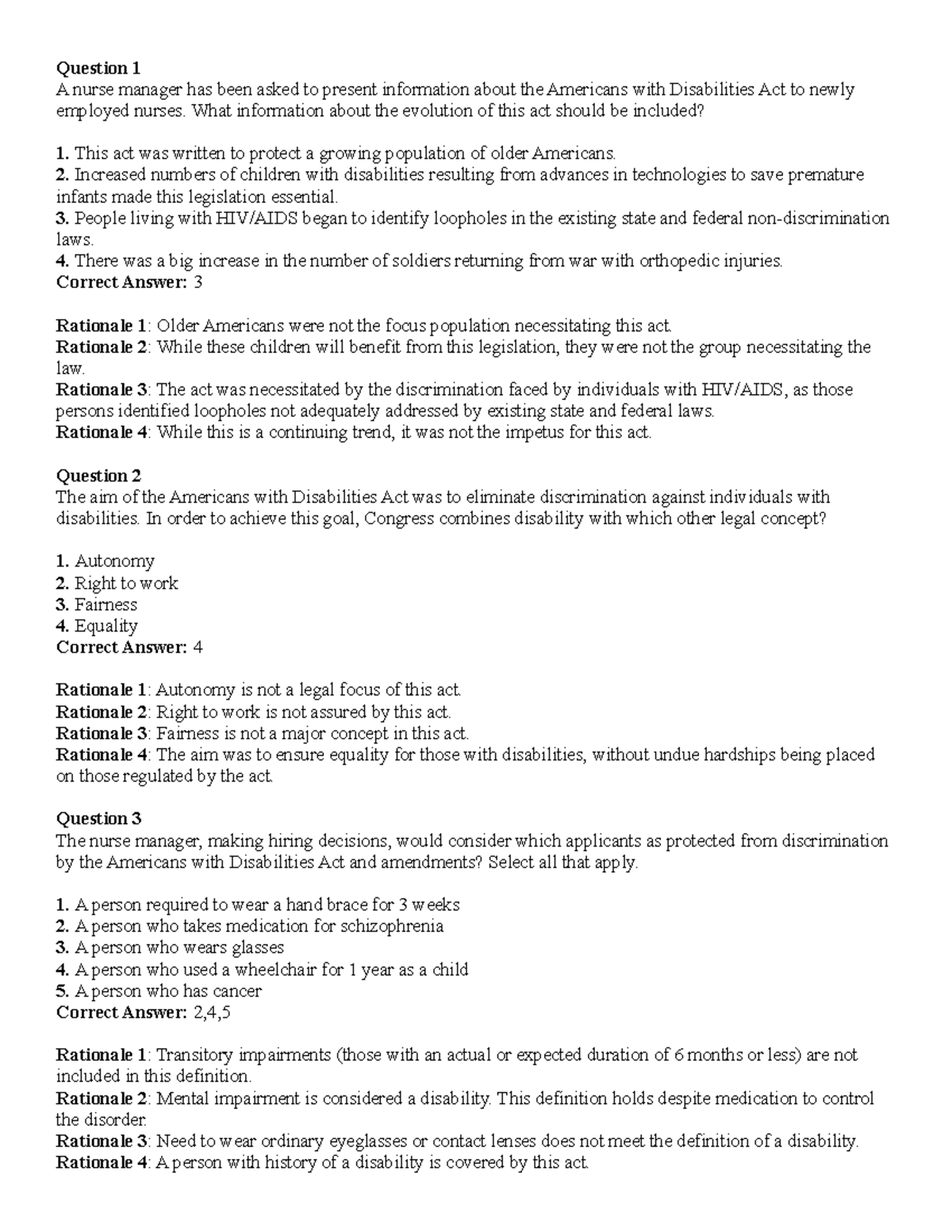 Ch 14 - Dr. Larson as professor - Question 1 A nurse manager has been ...