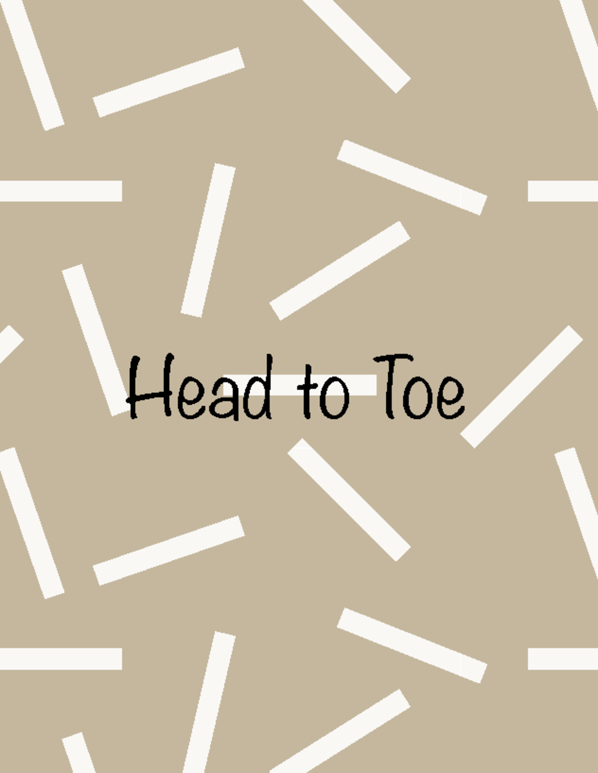 Head to Toe - head to toe verbal - Head to Toe Knock on door and wait ...