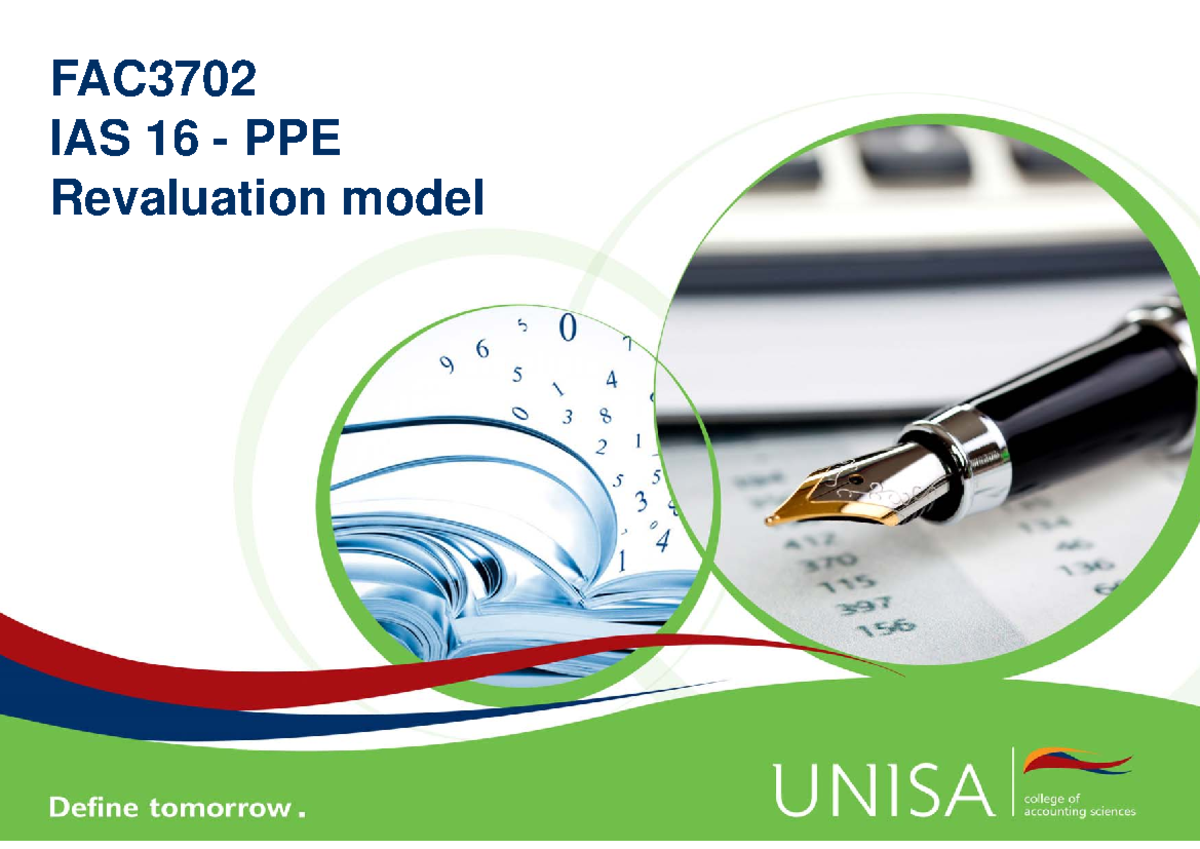IAS 16 - PPE Revaluation Model: Key Concepts and Calculations - Studocu