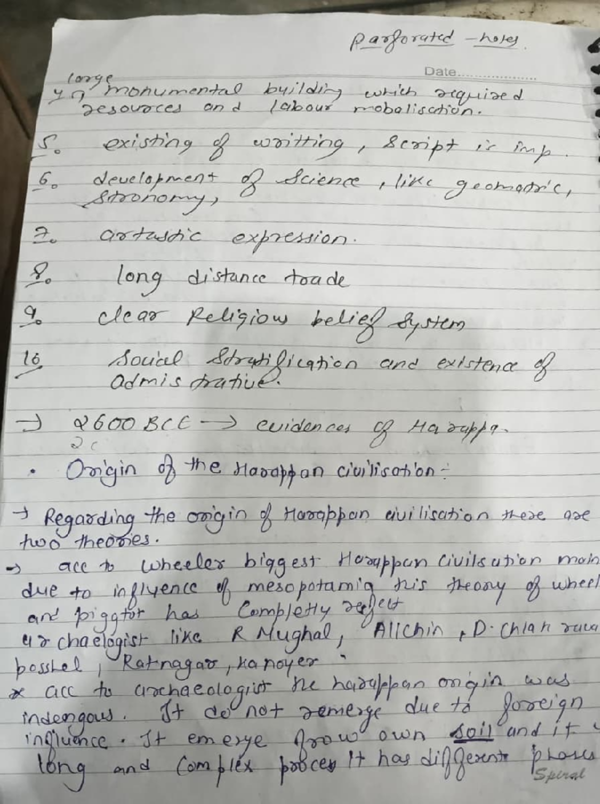 Harappan Civilization Origins: Theories & Insights - Notes - Studocu