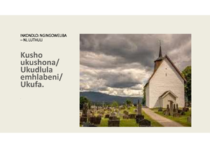 Izimpawu ezibalulekile zenkondlo - 1 | P a g e Izimpawu ezibalulekile ...