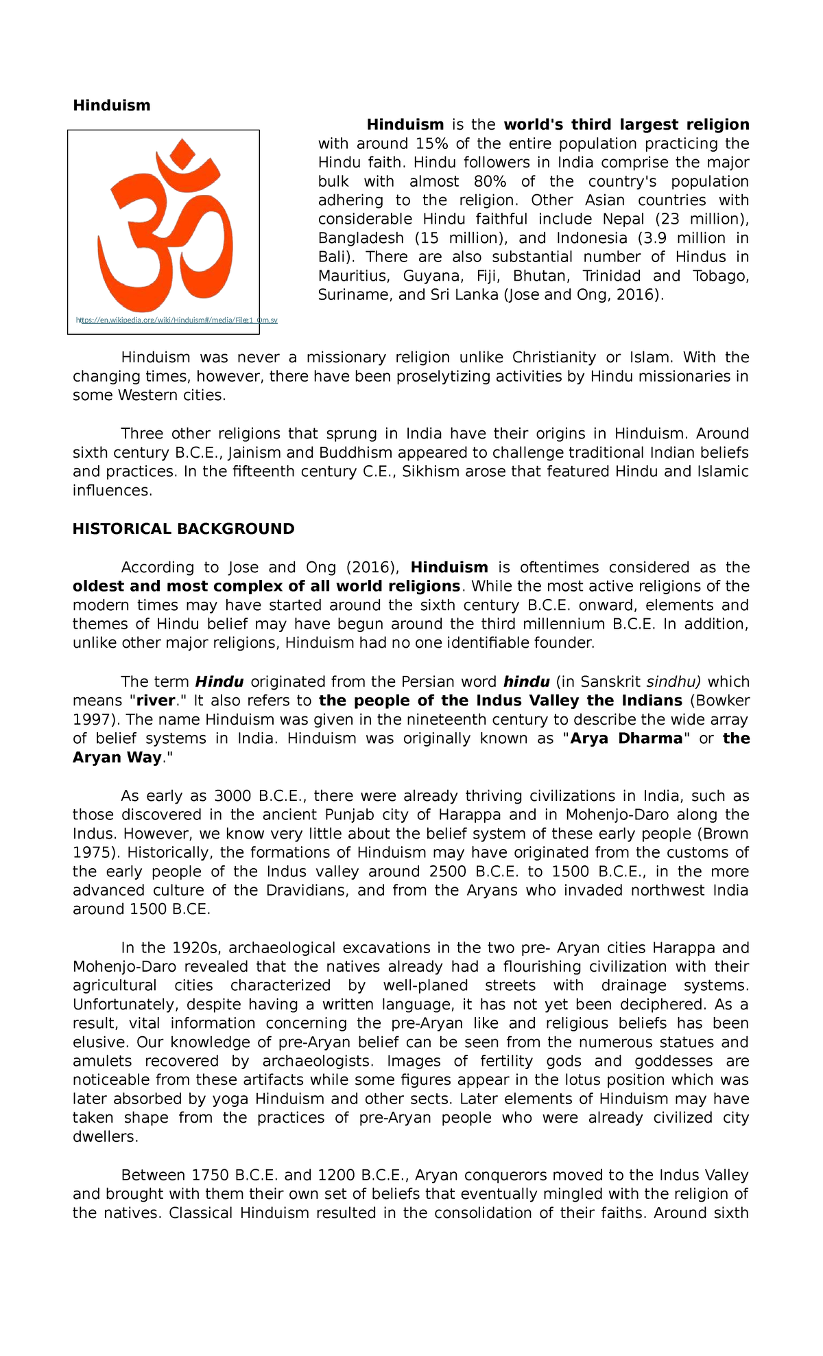 Iwrbs-Hinduism: Understanding its Historical Background and Key Beliefs ...