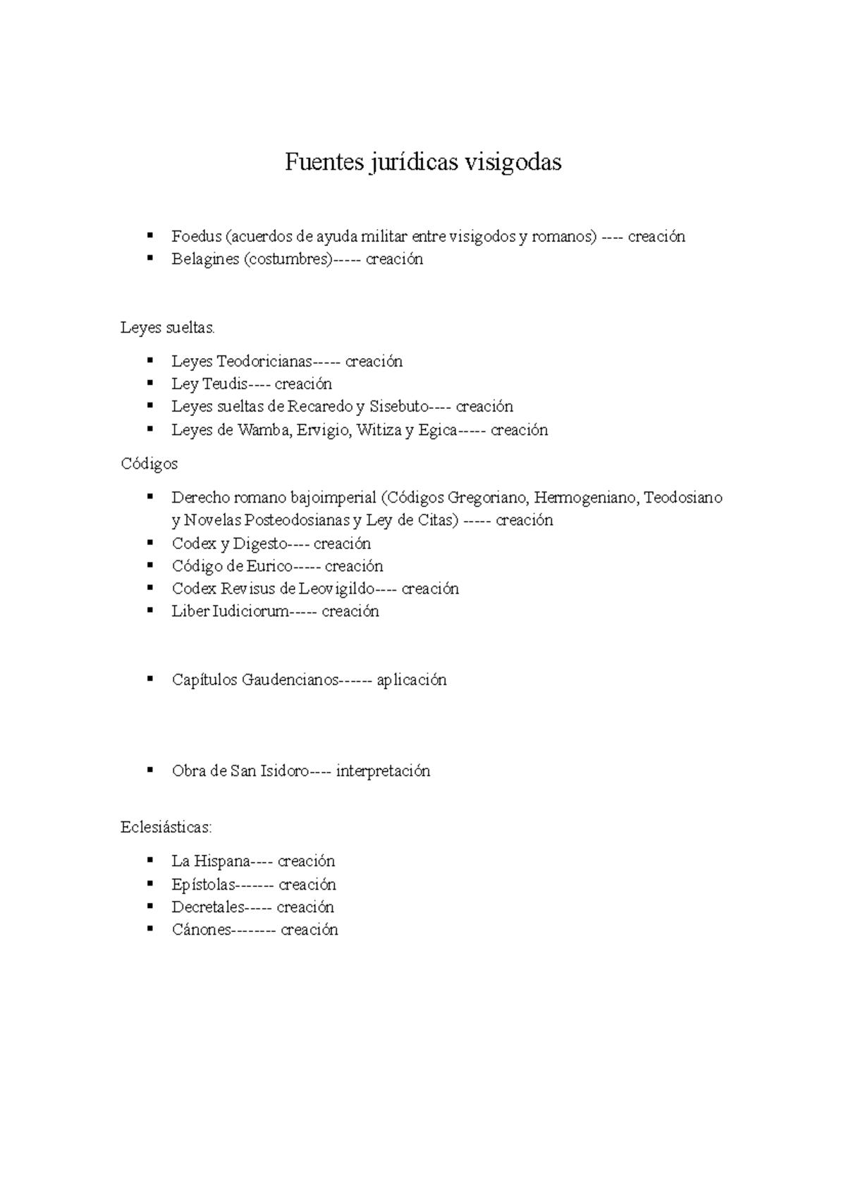Fuentes jurídicas visigodas - Fuentes jurídicas visigodas § Foedus ...