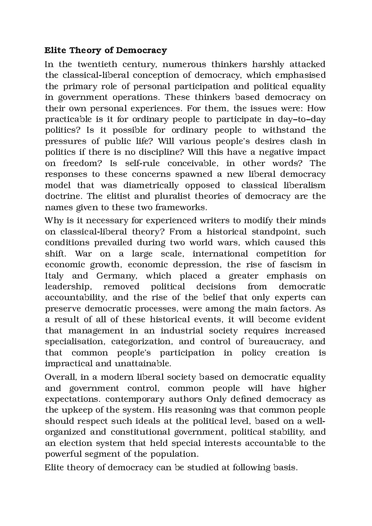 Political Development-Meaning, Characteristics and Agents - Political ...