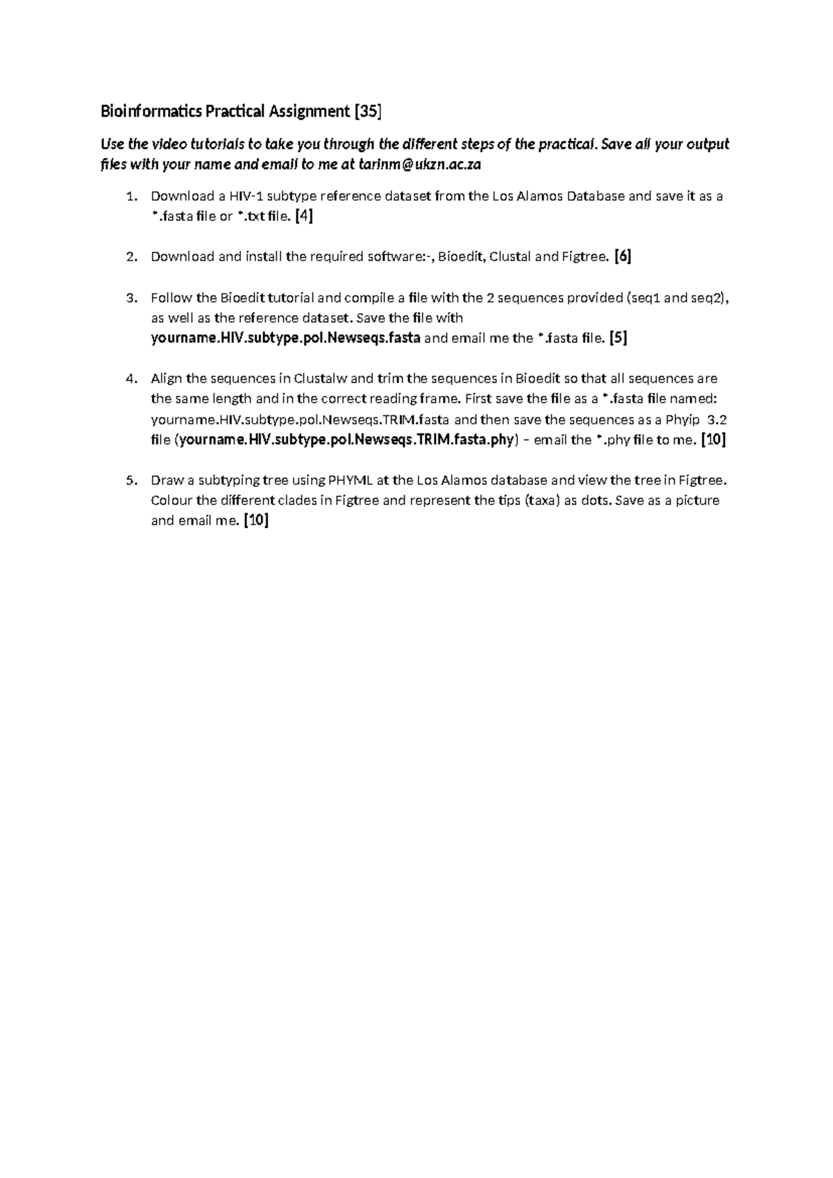 Assignment 3 Medical Microbiology Bioinformatics Practical