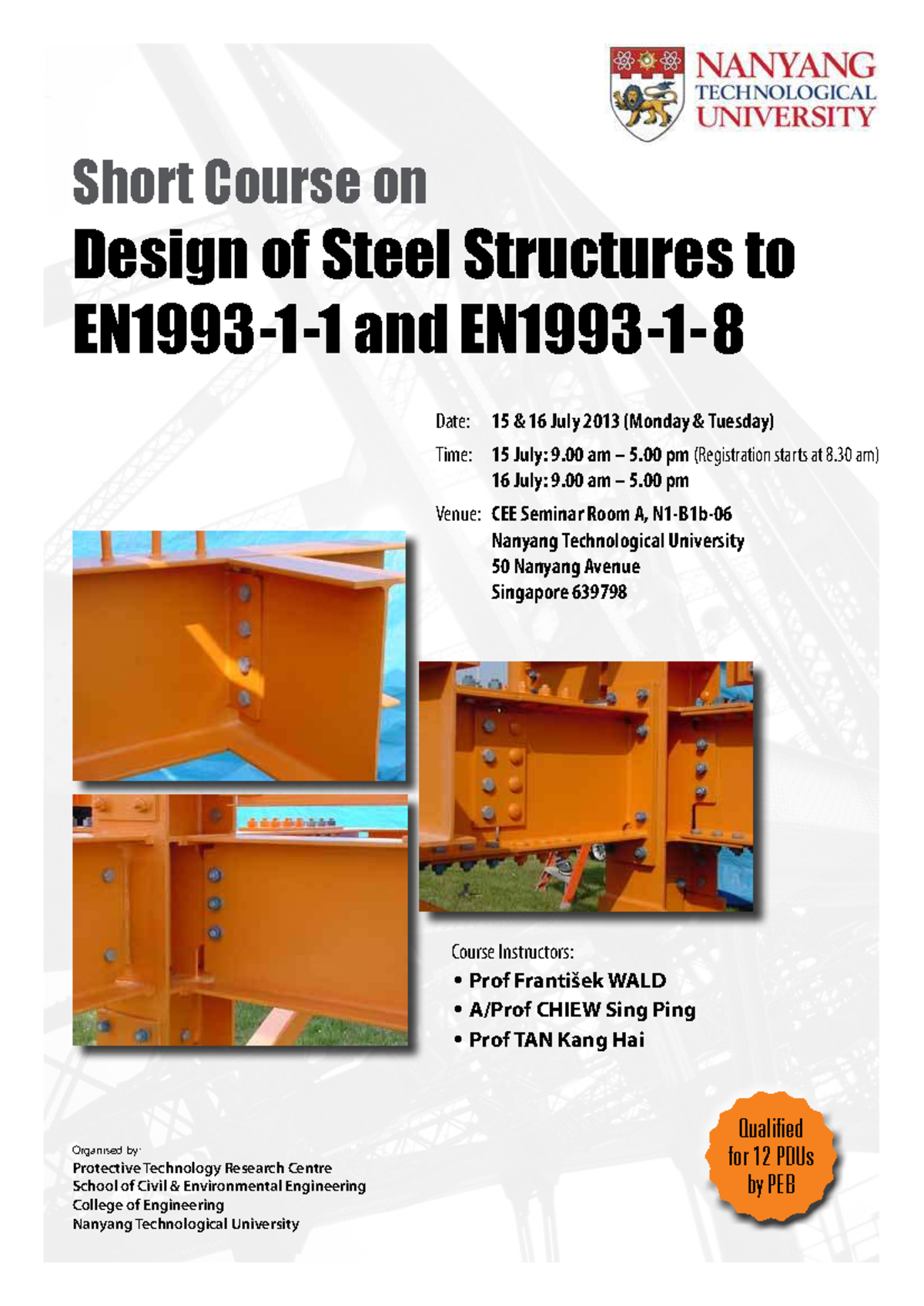 NTU Short Course: Design of Steel Structures to EN1993-1-1 & EN1993-1-8 ...