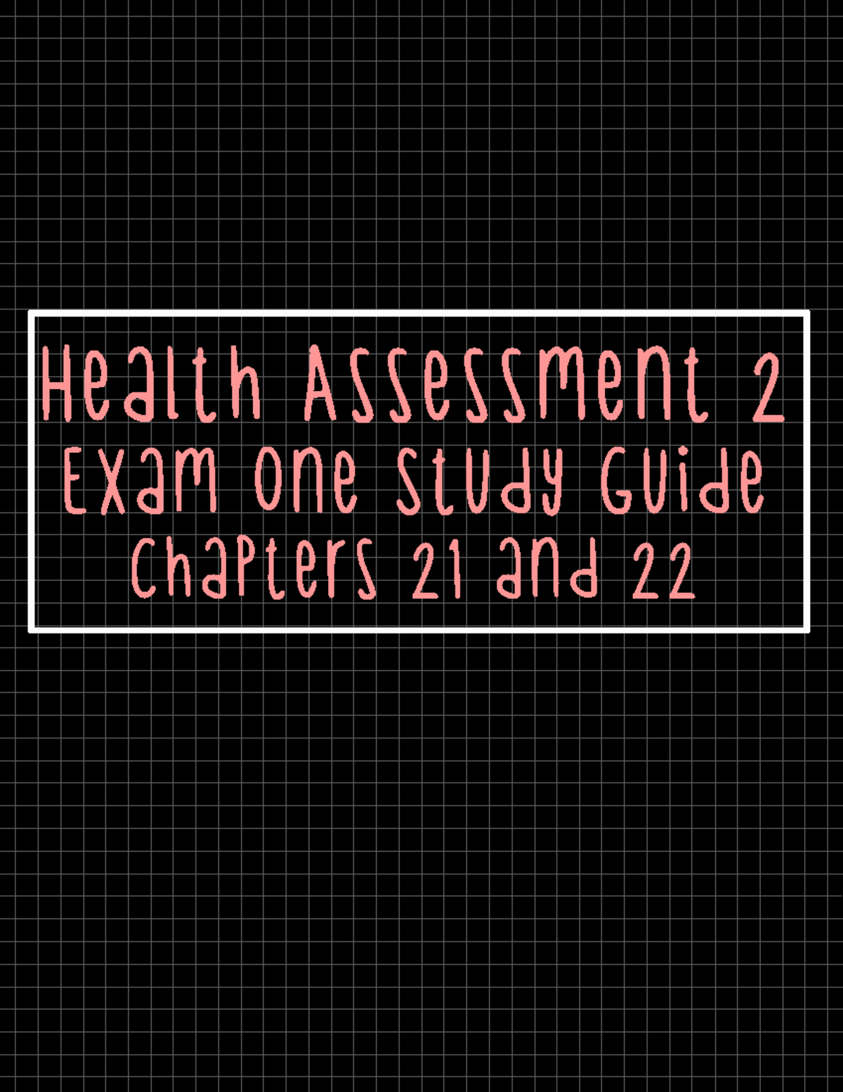 Exam 1 Study Guide HA2: Health Assessment of Abdomen and GI System ...