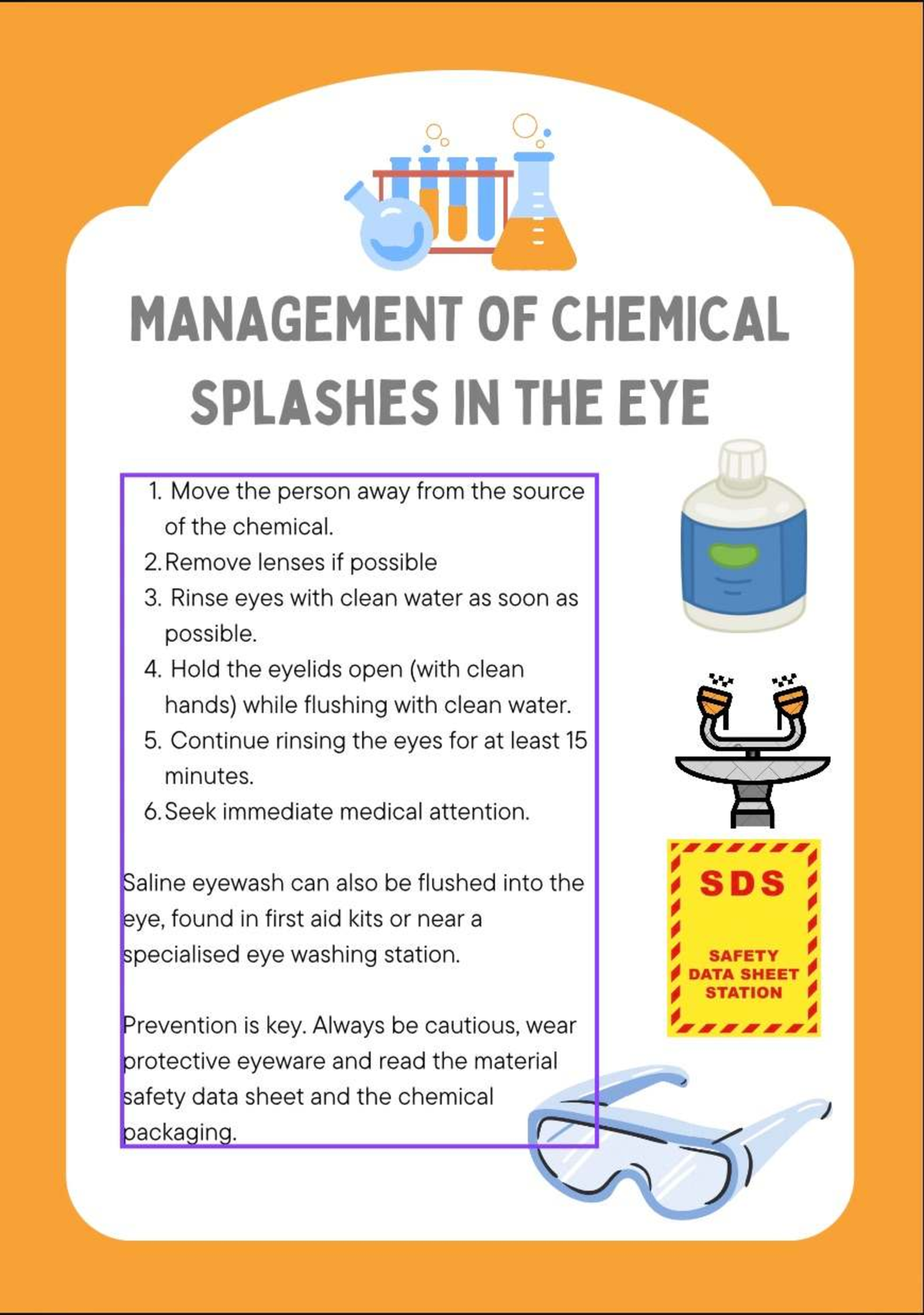 MANAGEMENT OF CHEMICAL SPLASHES IN THE EYE - HOSP FIRST AID - Studocu