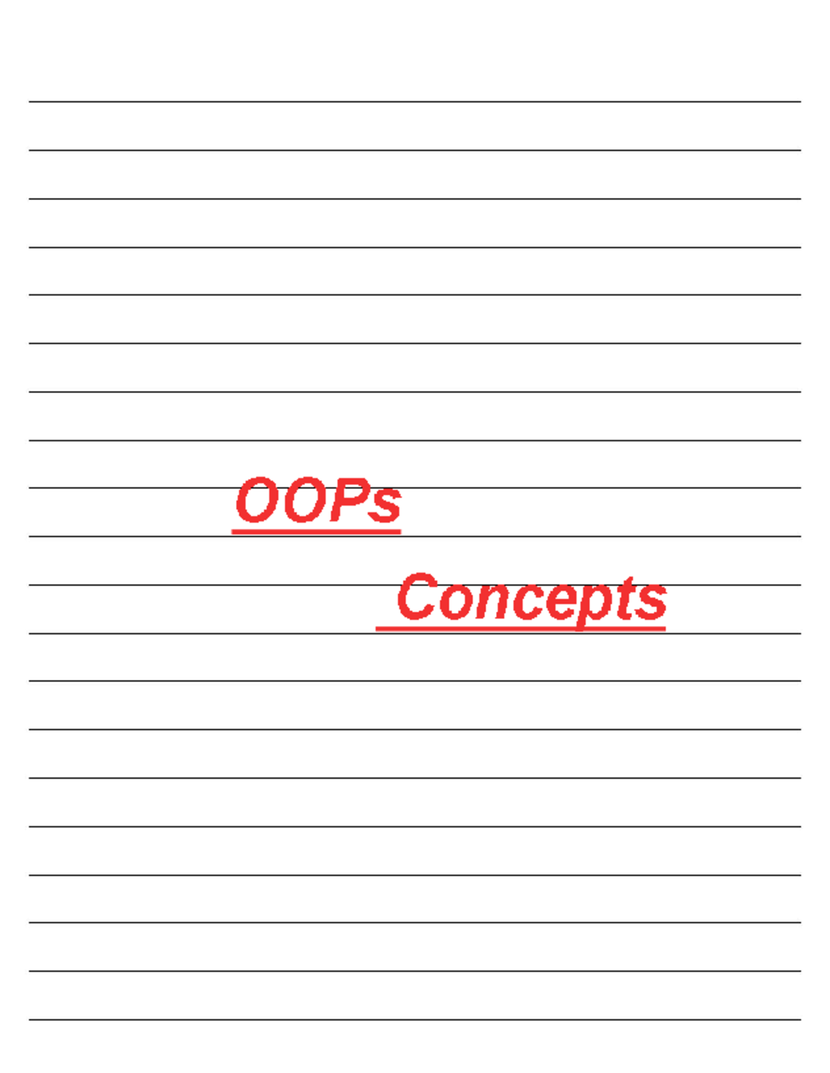 OOPs Concepts - OOPS CONCEPT - Low Level Design OOPs concepts Design ...