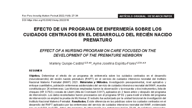 AO+ Quispe - Vhhj - EFECTO DE UN PROGRAMA DE ENFERMERÍA SOBRE LOS ...