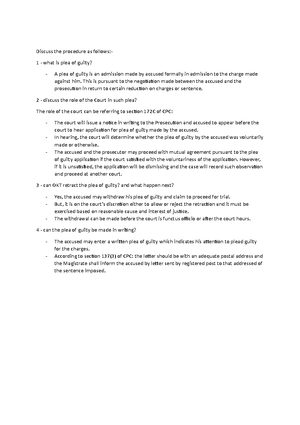 Criminal Procedure 2 Notes - CHARGES General Principles R v Mohamed ...