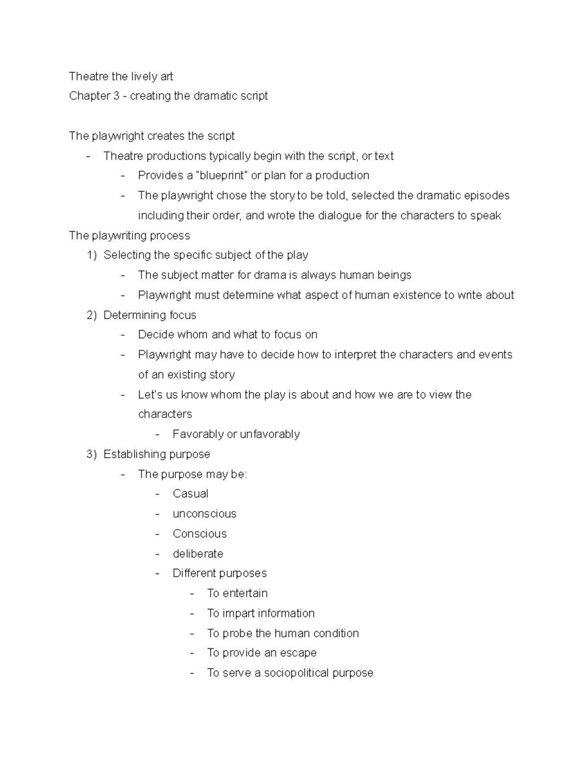 Chapter 15 Notes - Theatre the lively art Chapter 15 - modern theatre ...