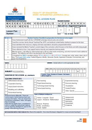 701544174 Social Sciences Lesson Plans Grade 4 1 - GRADE: 4 DISCIPLINE ...