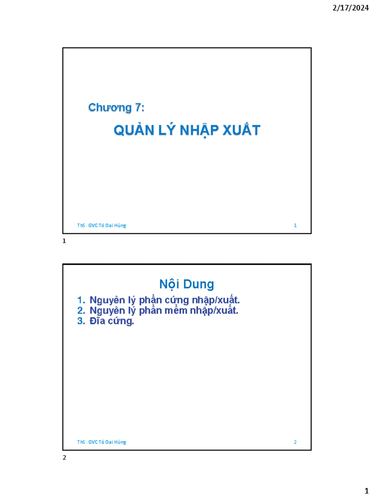Chapter 6 Quan Ly He Thong File - Chương 6: QUẢN LÝ HỆ THỐNG TẬP TIN ...