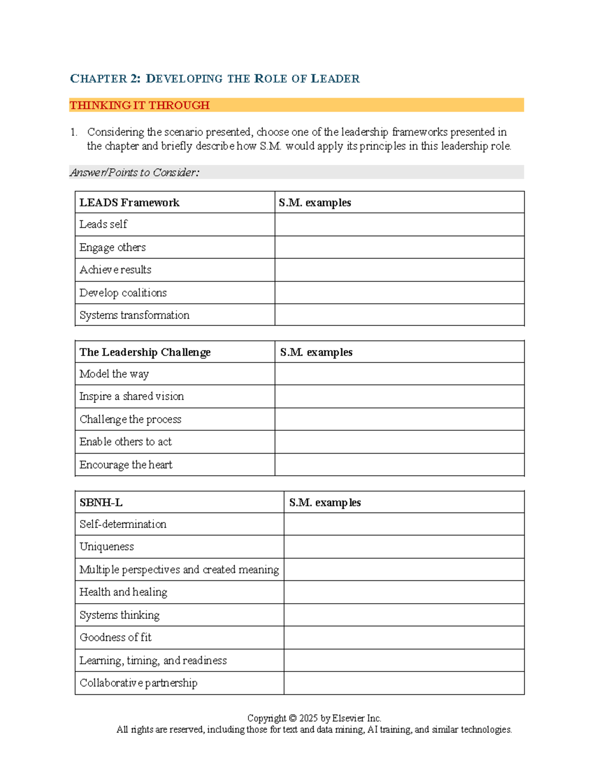 CHAPTER 2: LEADERSHIP FRAMEWORKS AND APPLICATIONS IN PRACTICE - Studocu