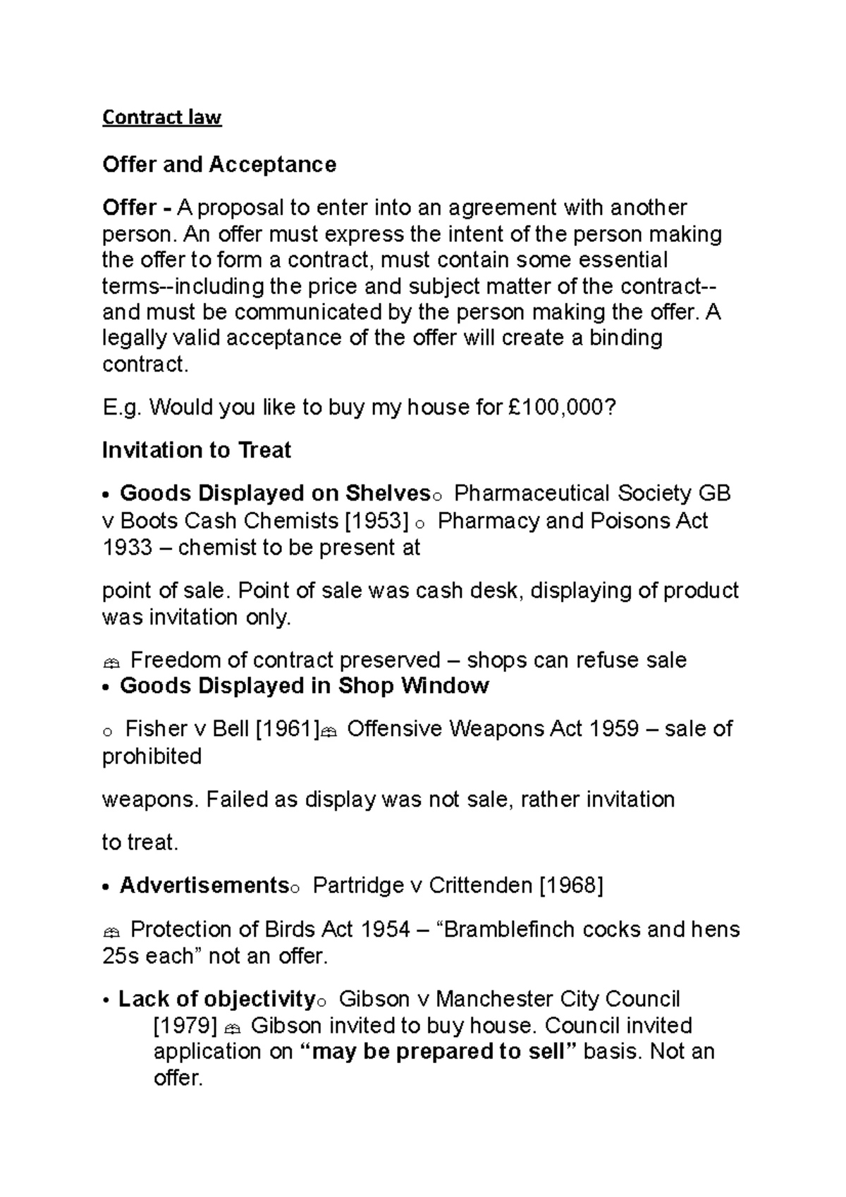 Contract Law Problem Question Using (IRAC Analysis) Coursework ...