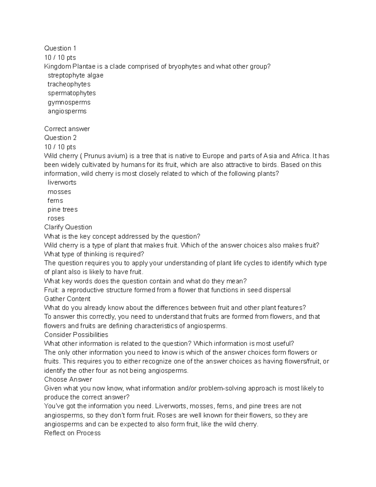 Kingdom Plantae: Key Concepts and Evolutionary Relationships in Plant ...