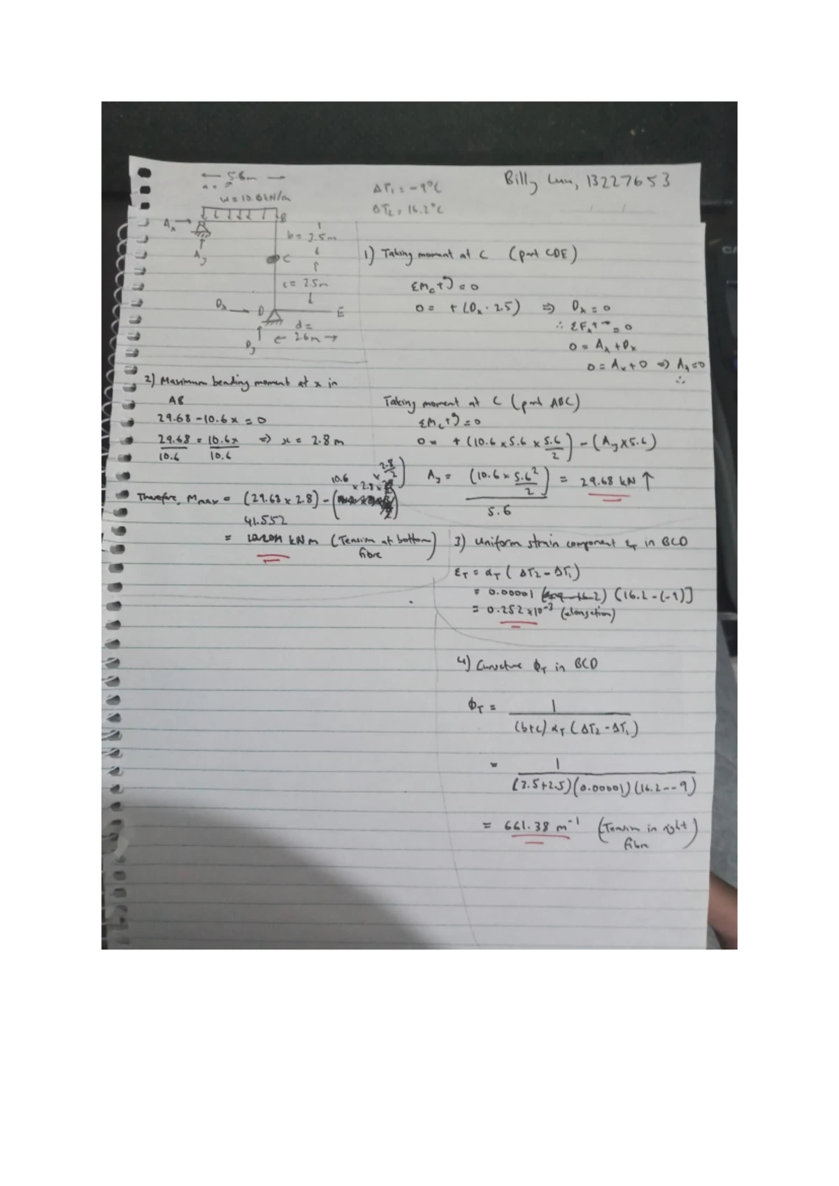 Structural Analysis Assignment 3: Key Concepts and Solutions - Studocu