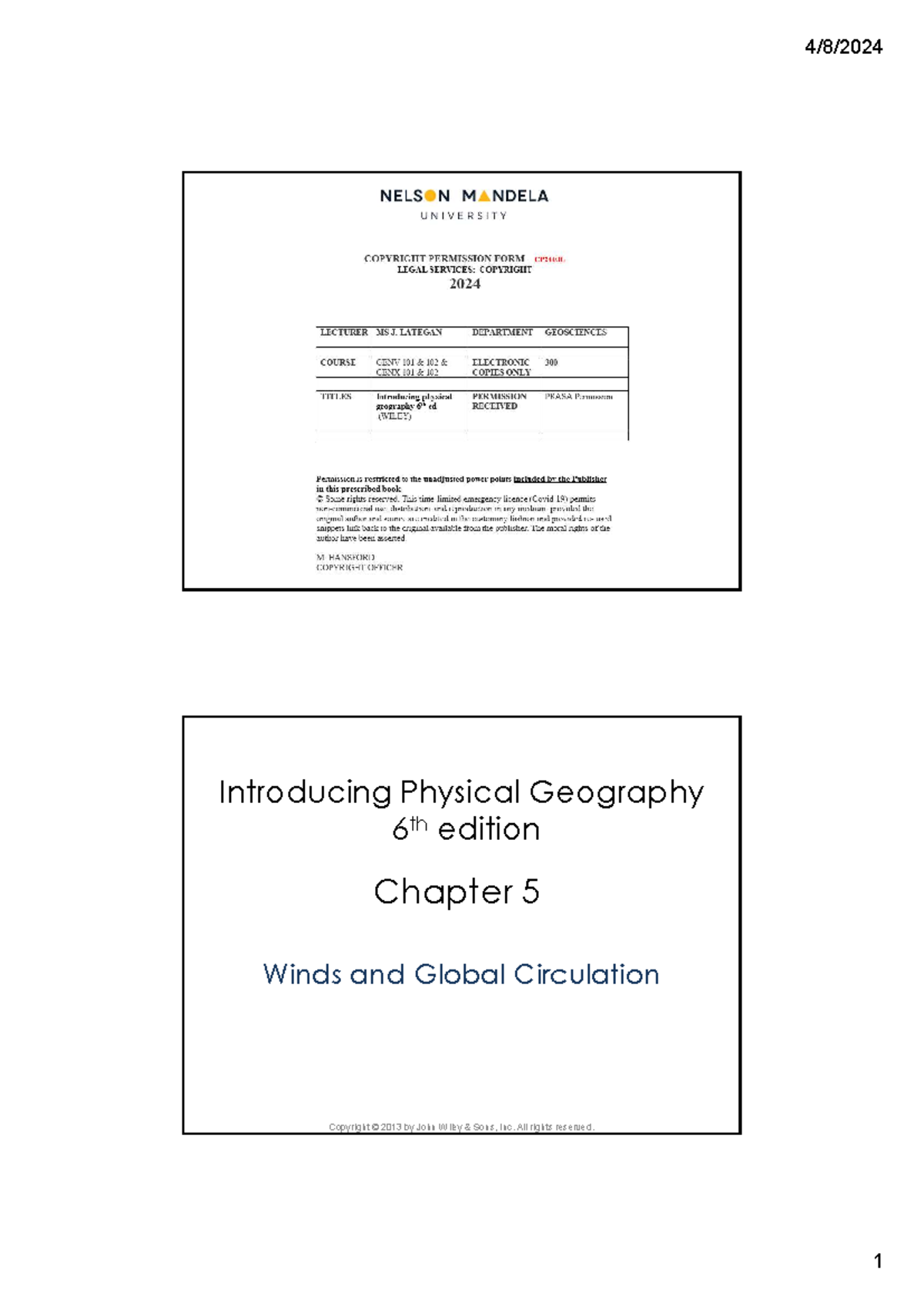 Global Wind and Pressure Patterns in Physical Geography (GEOG 101 ...