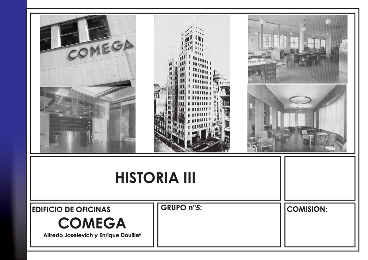 TP - Análisis del Edificio Comega y su Importancia Arquitectónica - Studocu