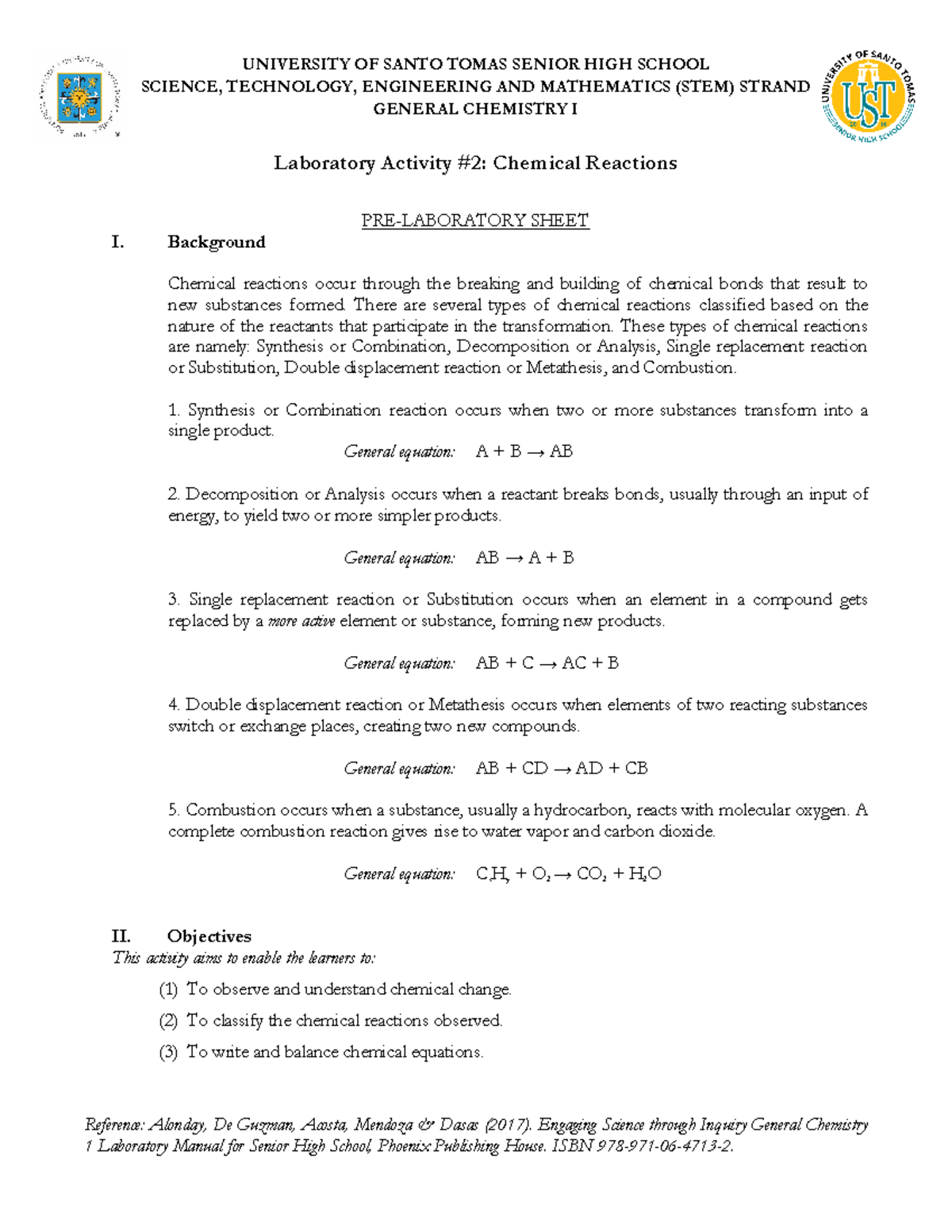 Laboratory+Activity+No - SCIENCE, TECHNOLOGY, ENGINEERING AND ...